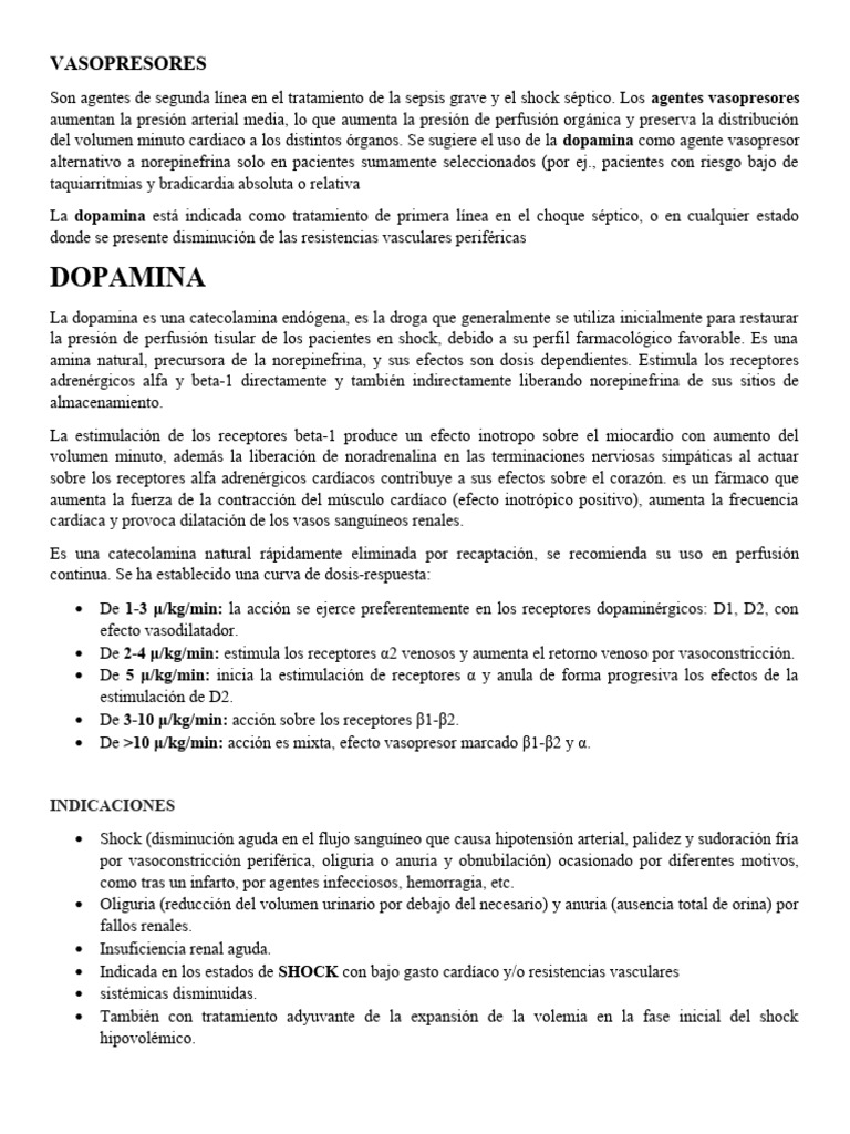 Dopamina Pdf Norepinefrina Fisiología