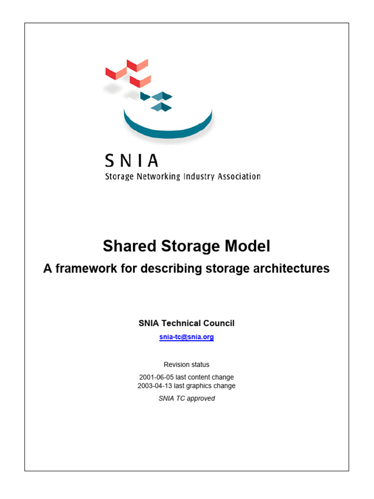 SNIA SSM Text 2003 04 13 | PDF | Computer Network | Computer Data Storage
