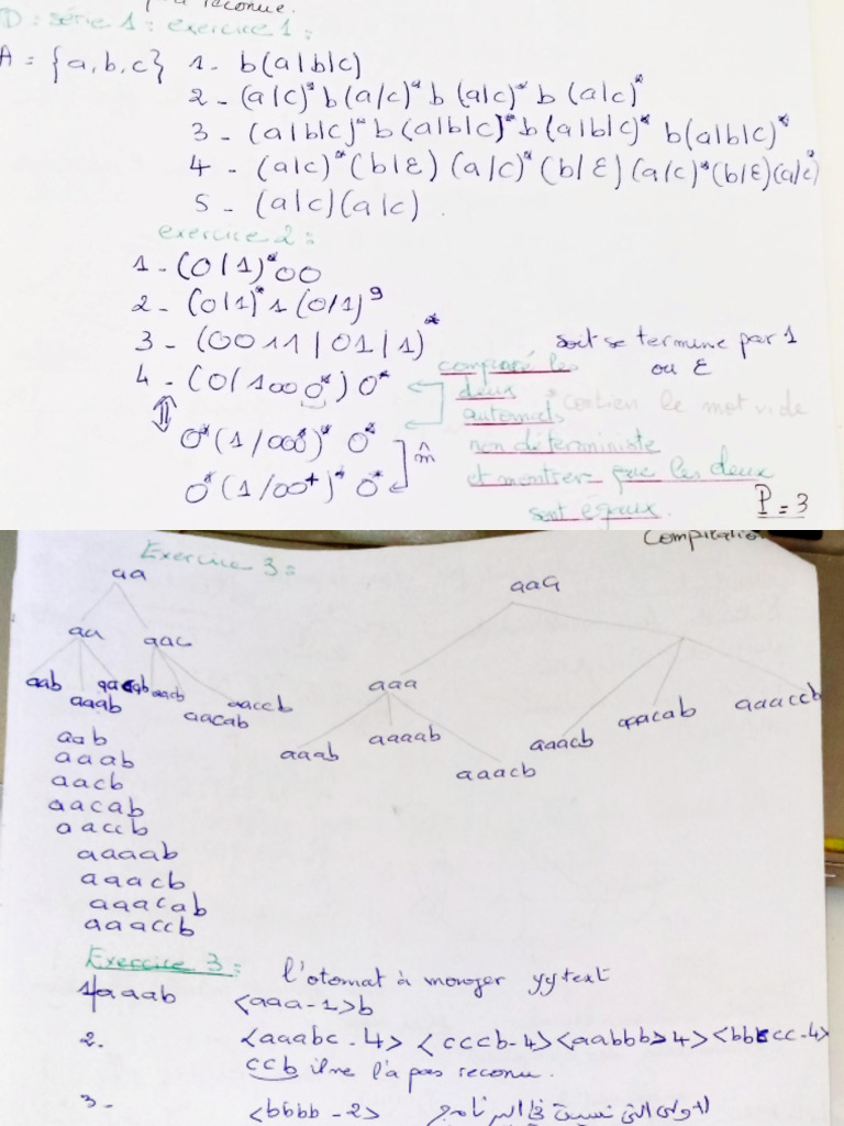 Corrige Td1 Ecrit | PDF