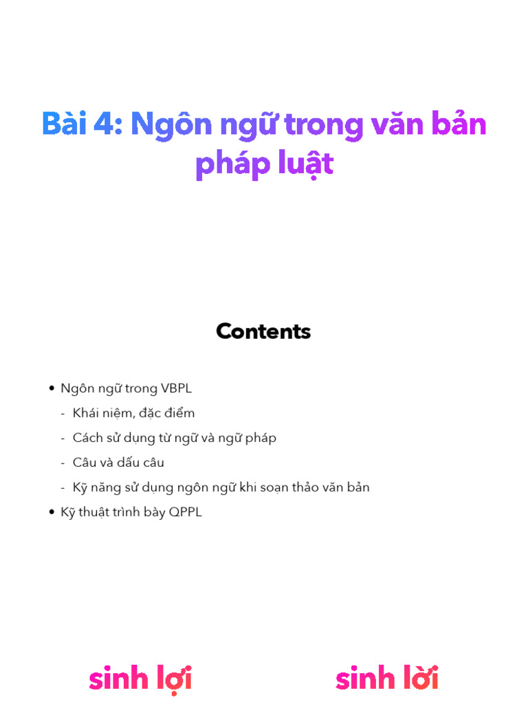 Ngôn NG Trong STVB | PDF