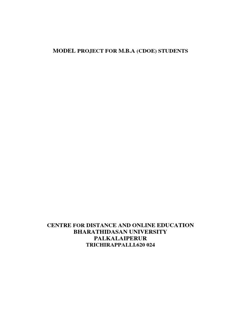 Dhinesh Project Report 2025 | PDF | Master Of Business Administration | Methodology