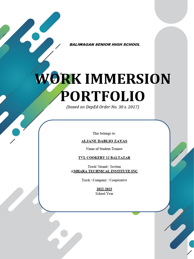 Portfolio (Aljane Dablio Zayas | PDF | Leadership | Motivation