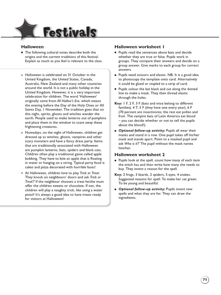 Halloween Activities for Kids | PDF | Halloween