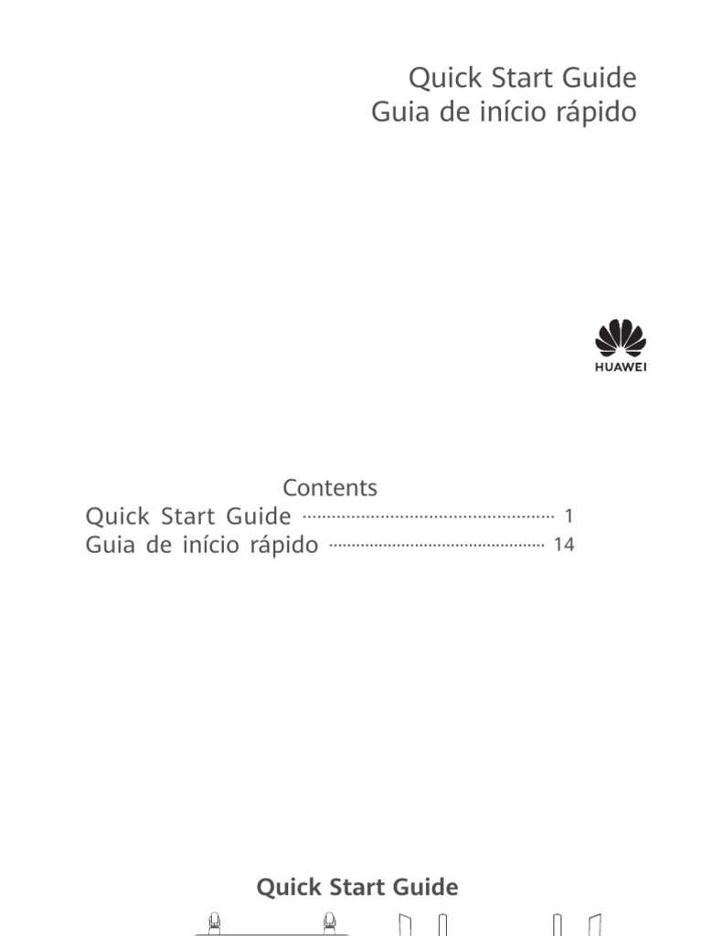 HUAWEI WiFi AX2 Manual de Referência Rápida - (WS7001,01, PT-BR) | PDF ...