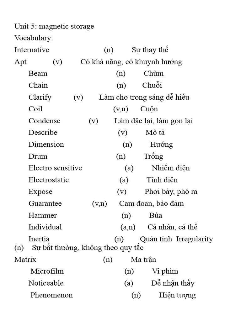 Unit 5 | PDF
