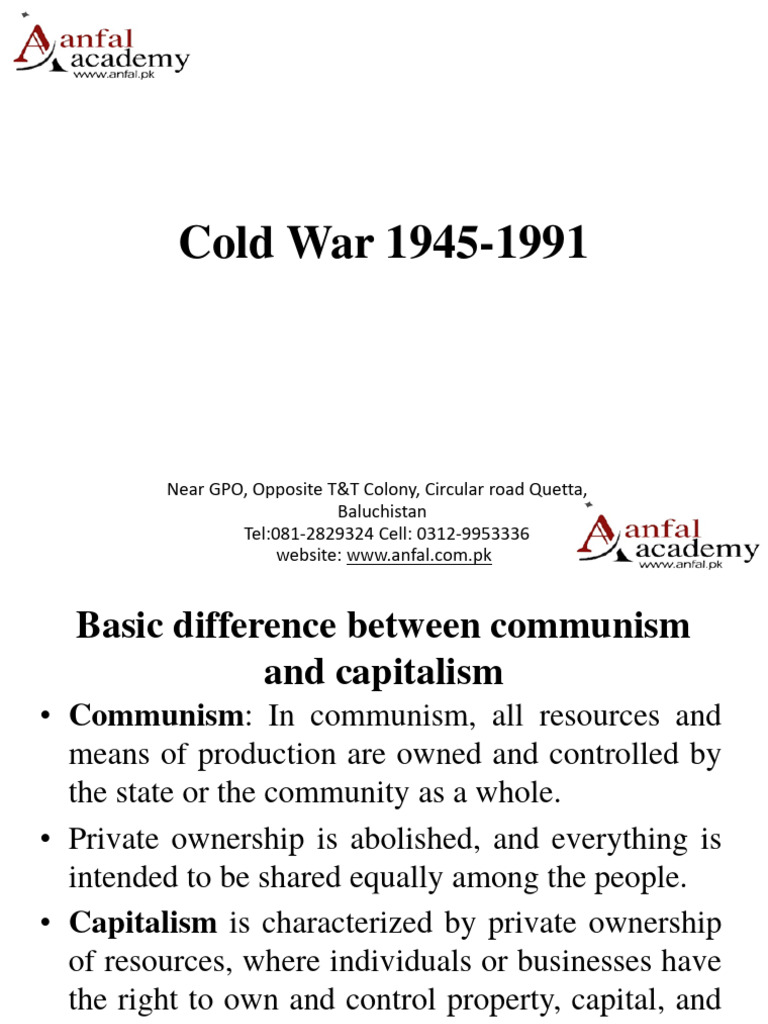 Cold War | PDF | World Politics | Soviet Union