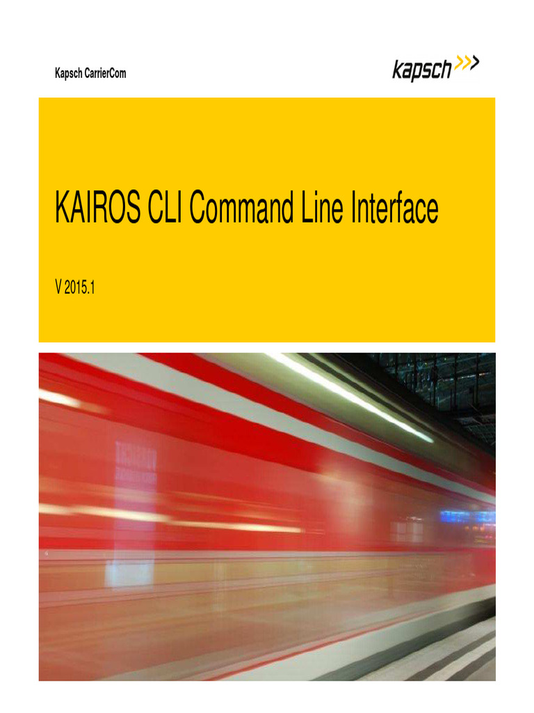 Kairos02 Cli Oam | PDF | Command Line Interface | Shell (Computing)