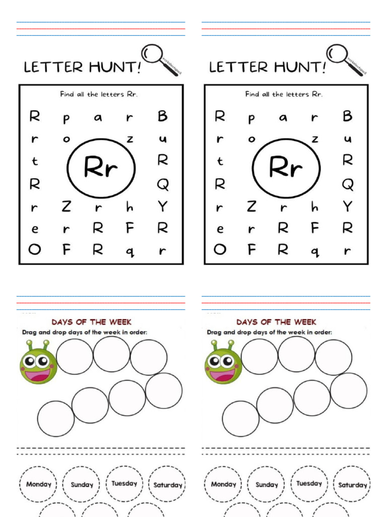 letters activities | PDF