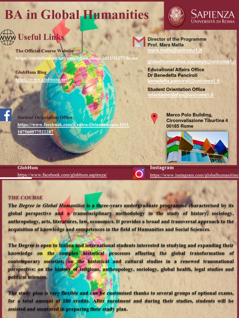 BA in Global Humanities Program | PDF | Refugee | Academic Degree