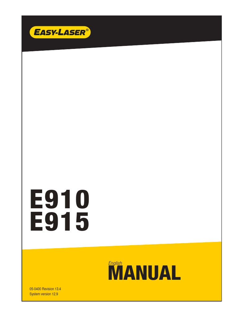E910 E915 Manual 05-0400 | PDF | Barcode | Computing