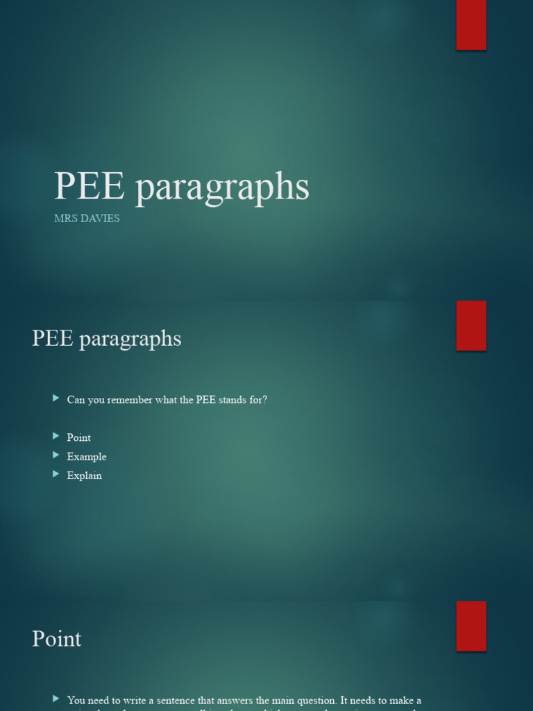 Writing PEE Paragraphs for Analysis | PDF | Harry Potter