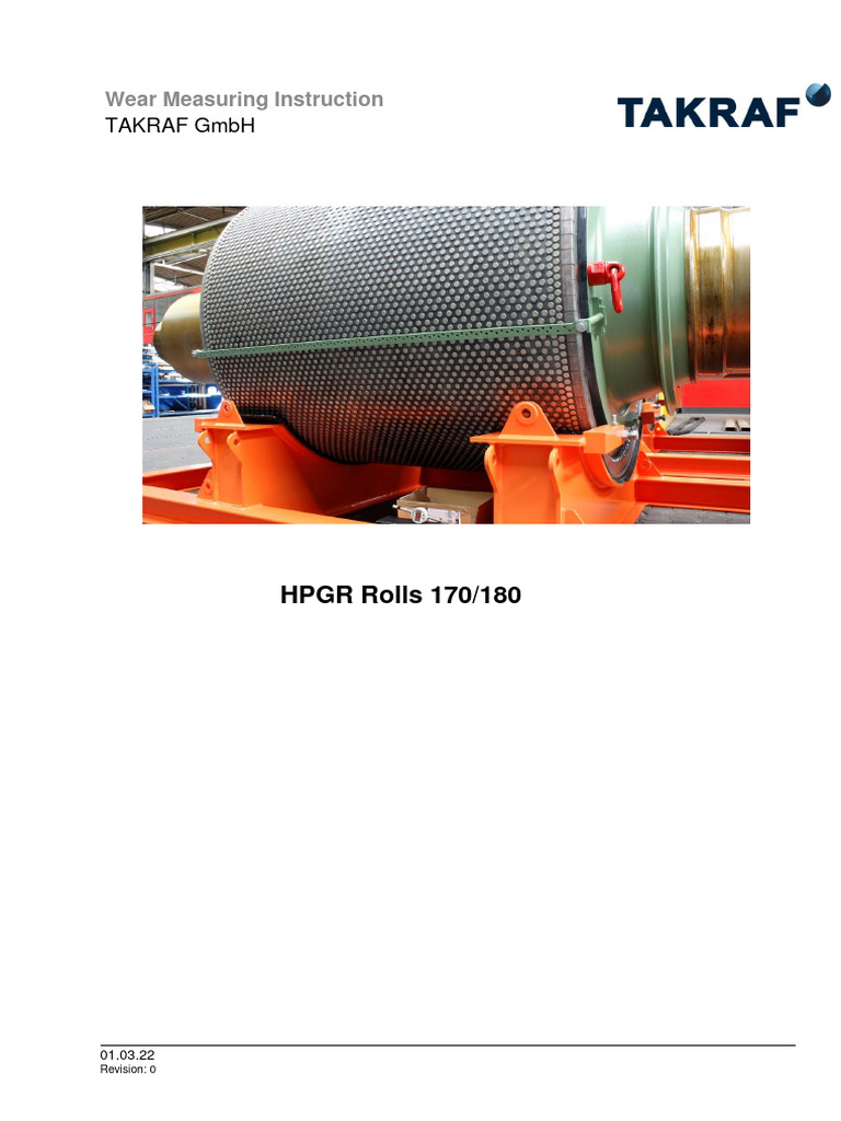HPGR Maintenance Guide | PDF | Manufactured Goods | Safety