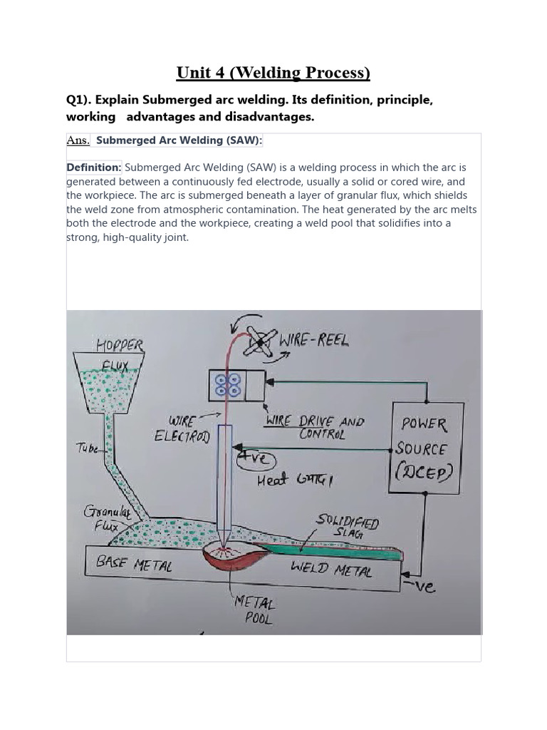 Welding Notes (MT - 5th Sem) | PDF | Welding | Construction