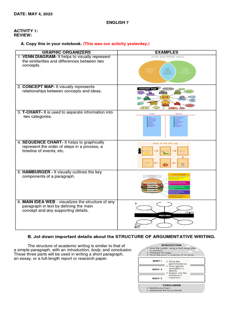 Grade 7 Modular Tasks | PDF | Paragraph