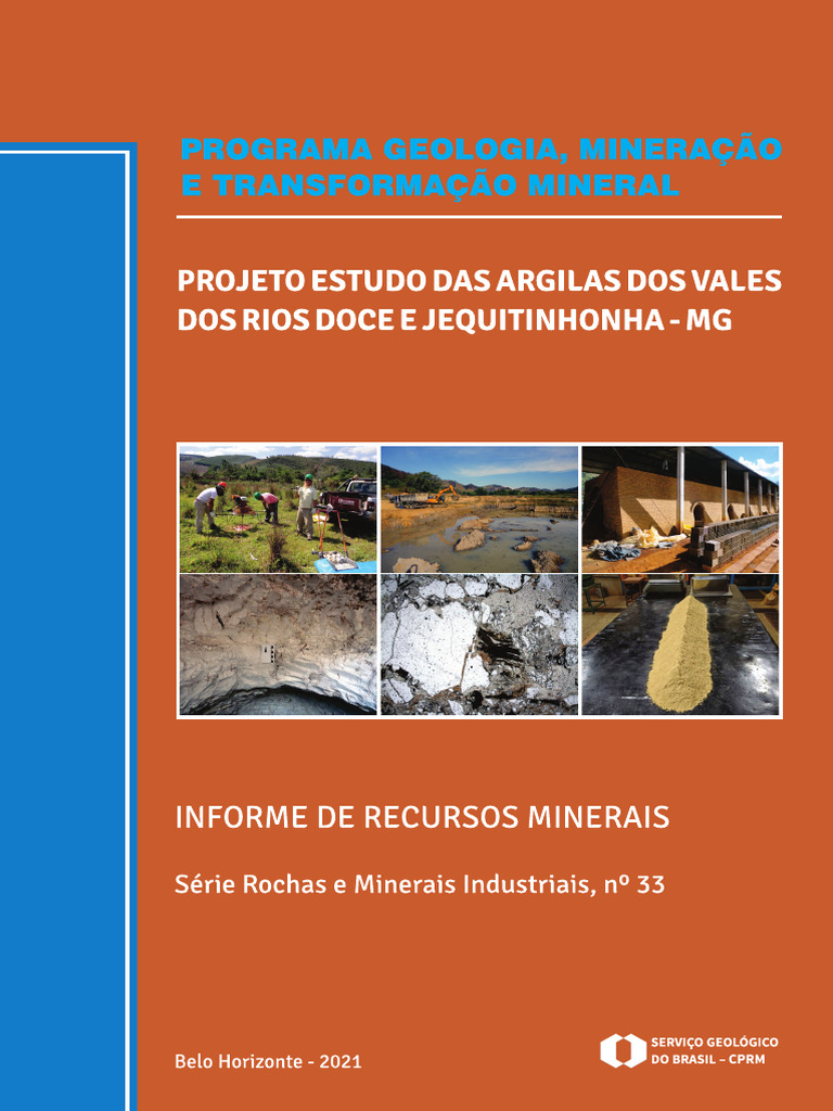 Irm Argilas Rio Doce Jequitinhonha | PDF | Microscópio eletrônico de ...