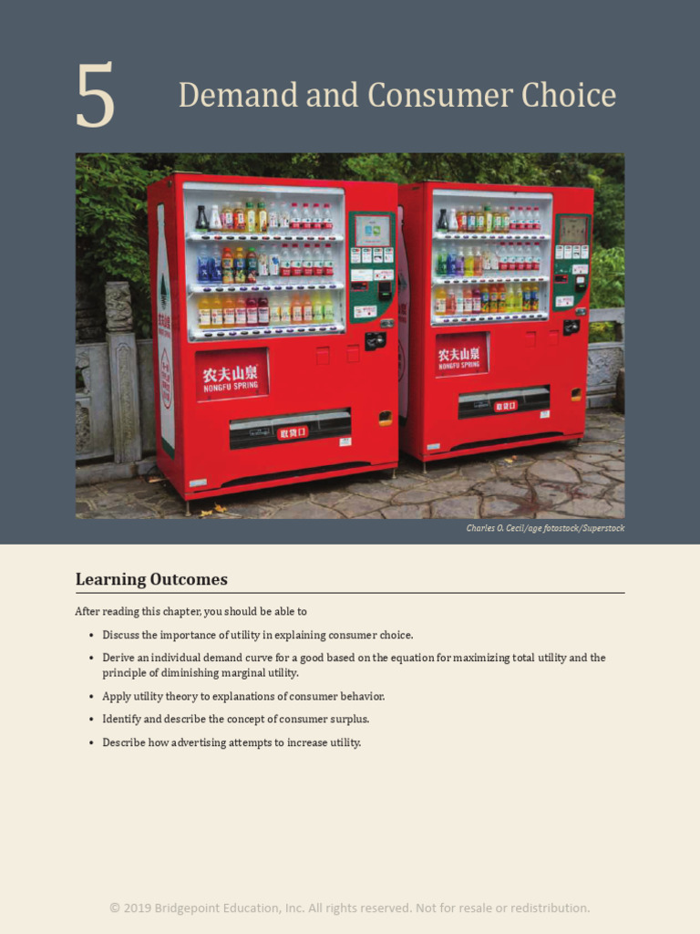 05ch Microeconomics Amacher Pdf Utility Marginal Utility