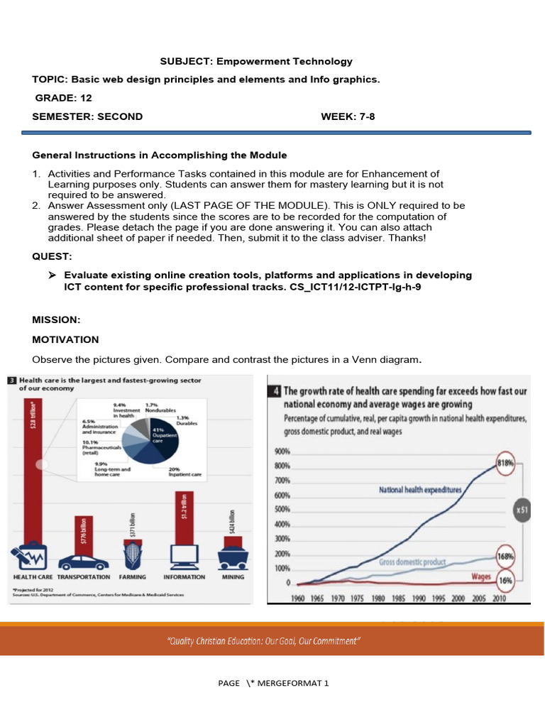 Etech-Week-7-8 New | PDF | Infographics | World Wide Web
