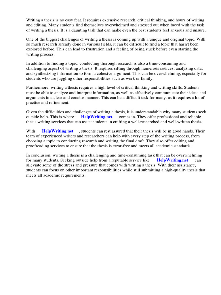 Term Paper Example | PDF