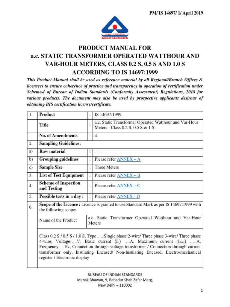 Is 14697 | PDF | Insulator (Electricity) | Transformer
