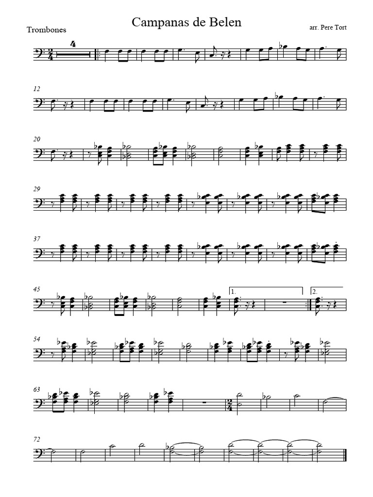 Campanas Trombones | PDF