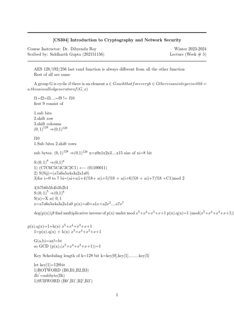 Week5 Crypto | PDF | Espionage Techniques | Security Technology