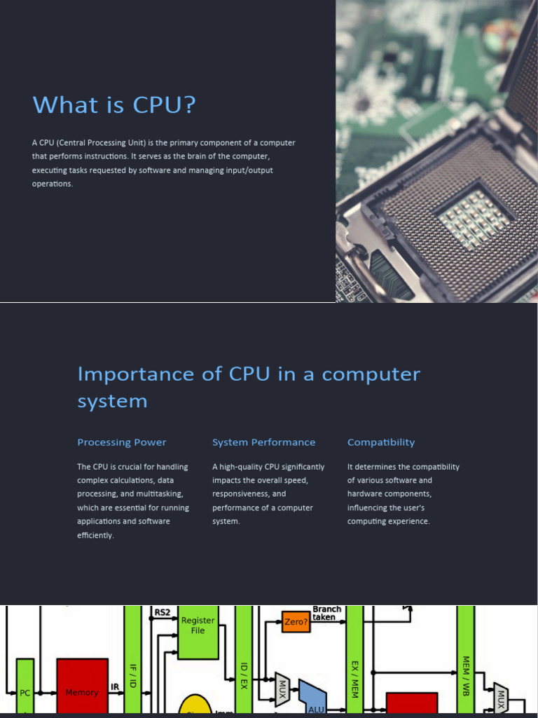 What-is-CPU by morsli | PDF | Central Processing Unit | Computer Architecture