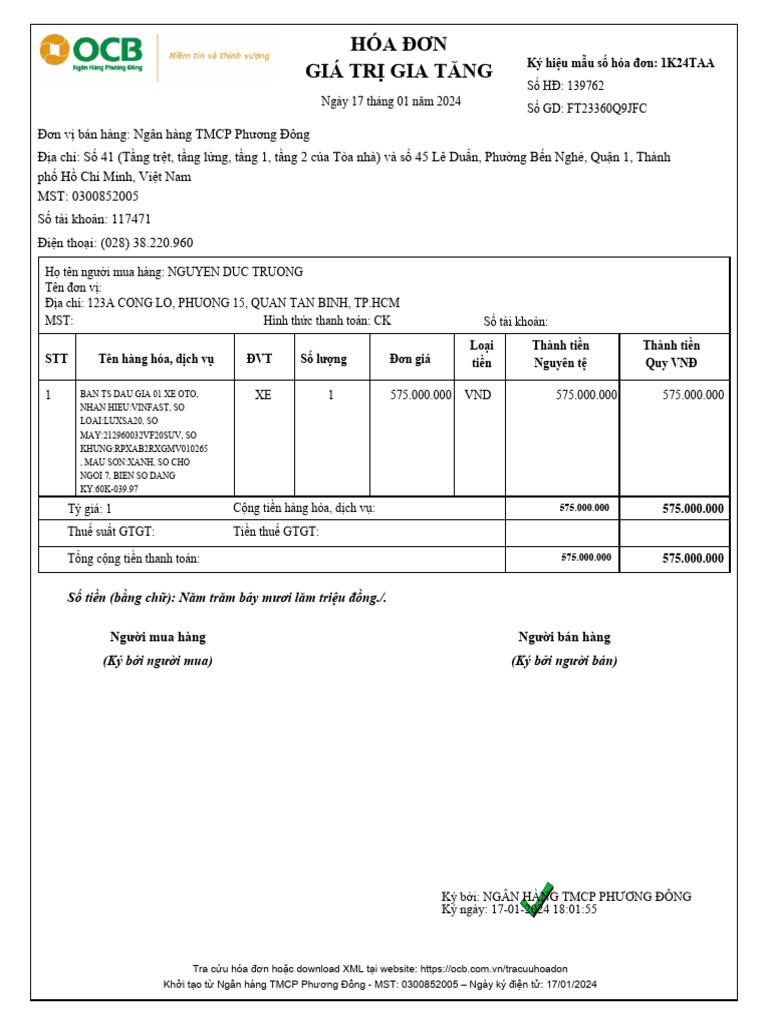 Vat 1k24taa 139762 | PDF