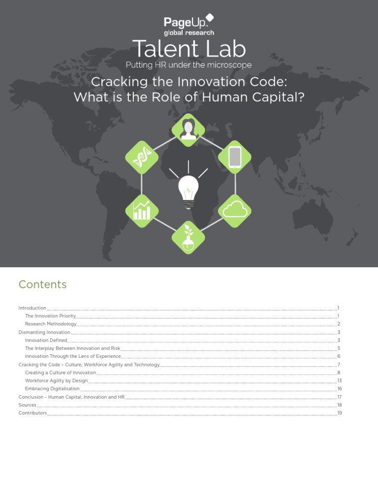 Cracking The Innovation Code What Is The Role of HC | PDF | Innovation | Creativity