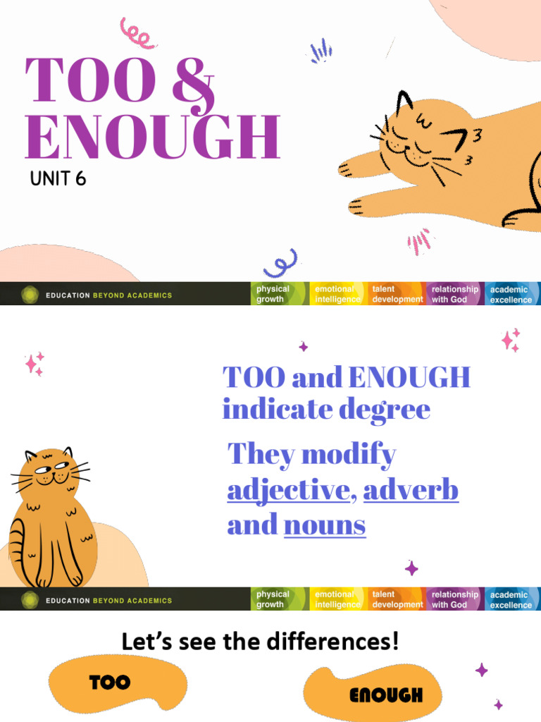 Grade 6 - Unit 6 - Grammar 1 | PDF | Noun | Adjective