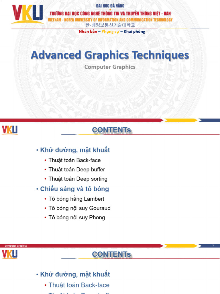CG.6-Advanced Graphics Techniques | PDF