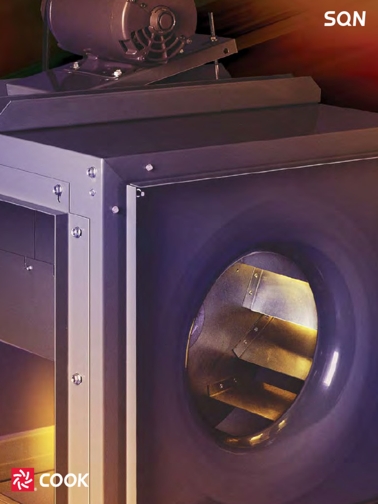 Square Inline Fans With | PDF | Duct (Flow) | Engines