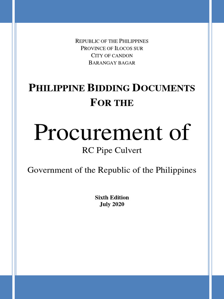 Bidding Document-Bagar 1 | PDF | Specification (Technical Standard) | Private Law