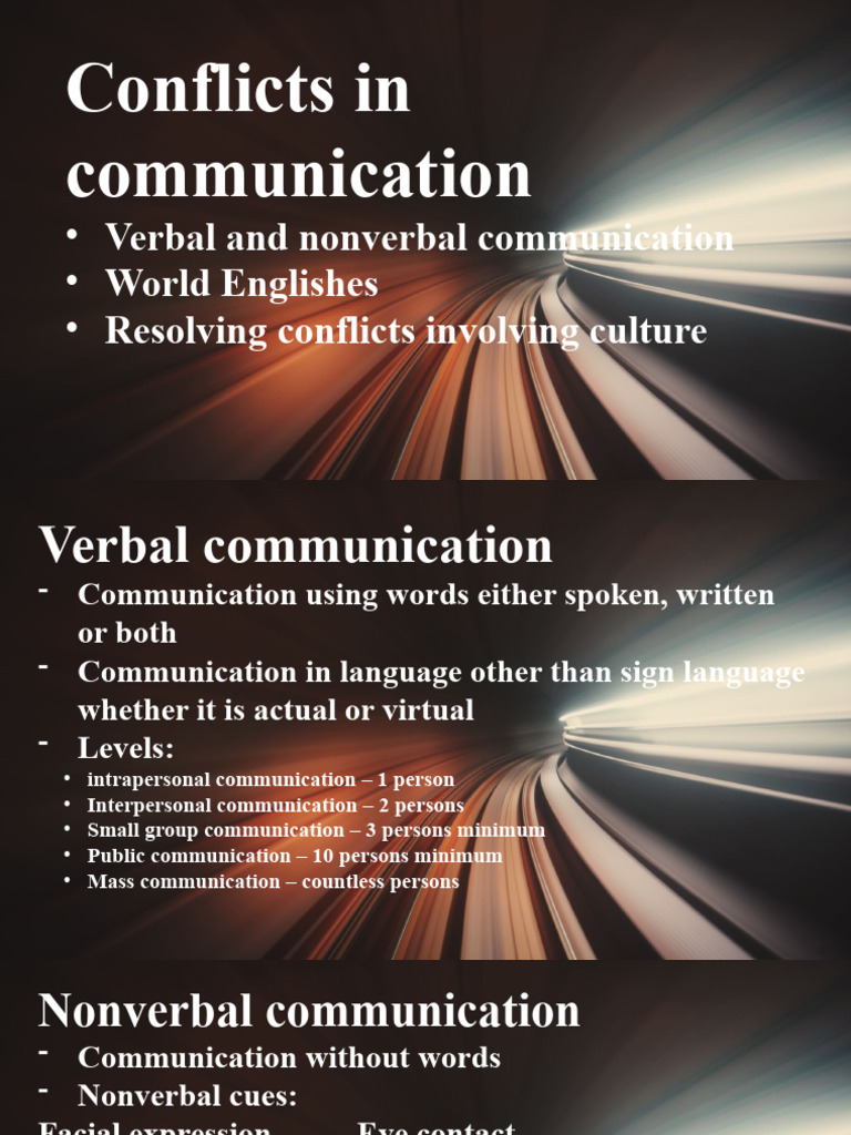 Ge4 - Module 3 - Conflicts - World Englishes - Cultural Competence | PDF | Communication ...