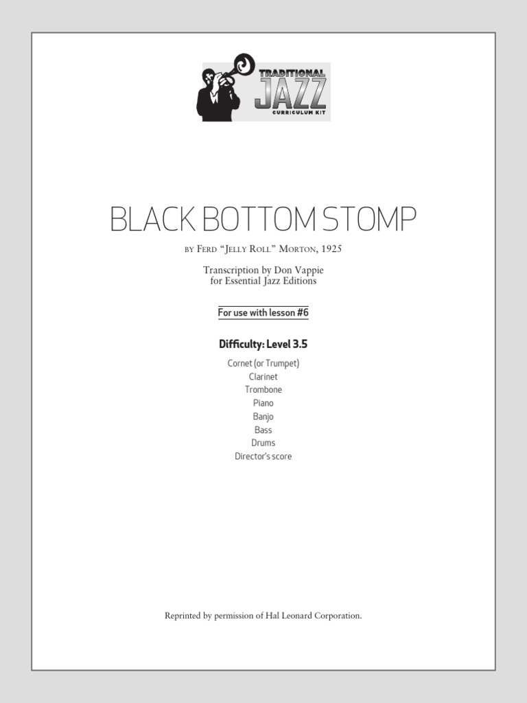 Black Bottom Stomp | PDF