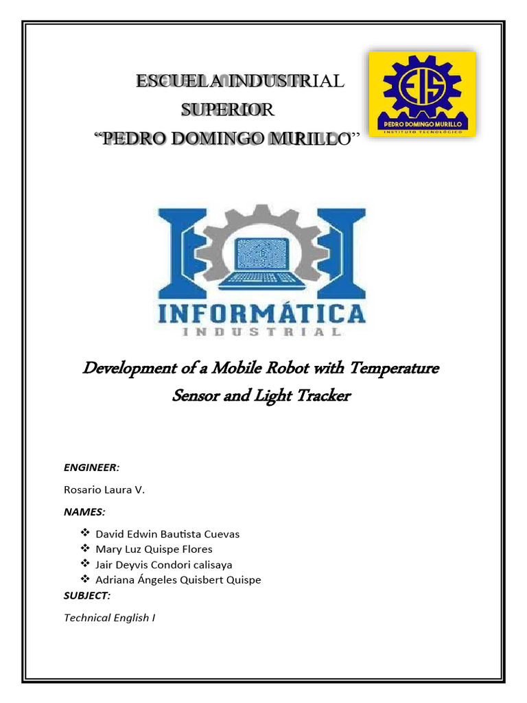 Informe de Proyecto en Español | PDF | Arduino | Sensor