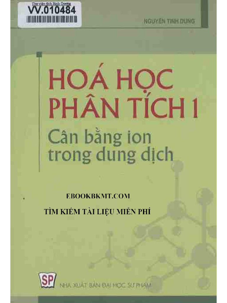 Tailieuxanh Sach Scan Hoa Phan Tich 1 Can Bang Ion Trong Dung Dich Gs Ts Nguyen Tinh Dung 1 5664 ...