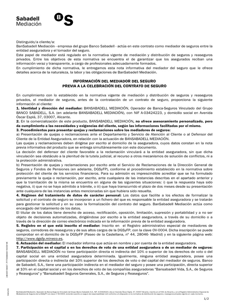 PAExtraContribution showPDF Bs | PDF | Seguro | Reaseguro