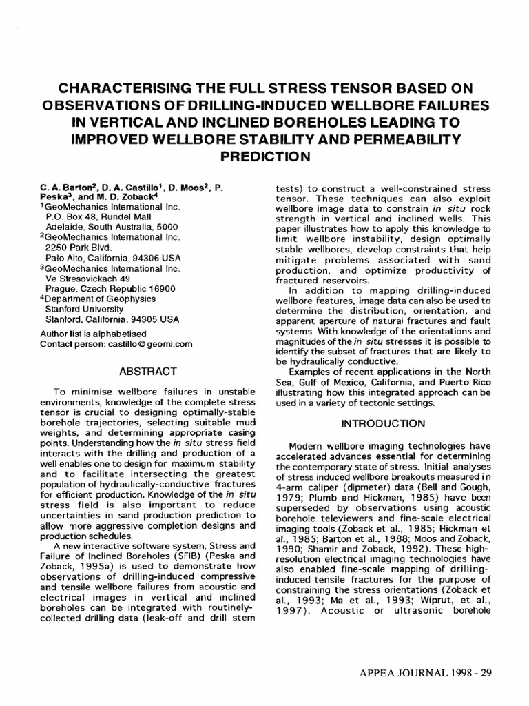 APPEA-1998 Paper Barton Et | PDF