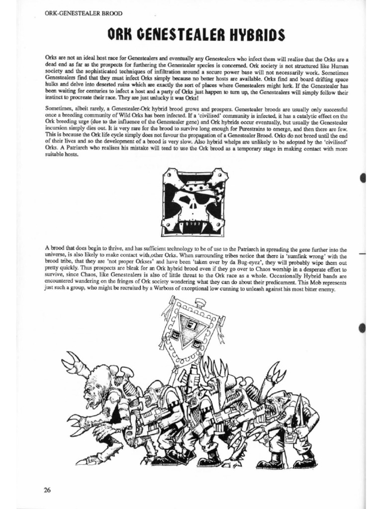 Ork Genestealer Hybrids | PDF