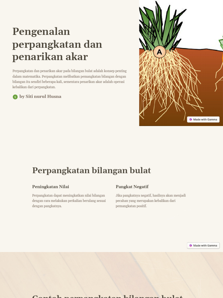 Perpangkatan dan Penarikan Akar Matematika | PDF