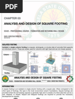 Rectangular Footing Sample Problem | PDF | Structural Load | Pressure