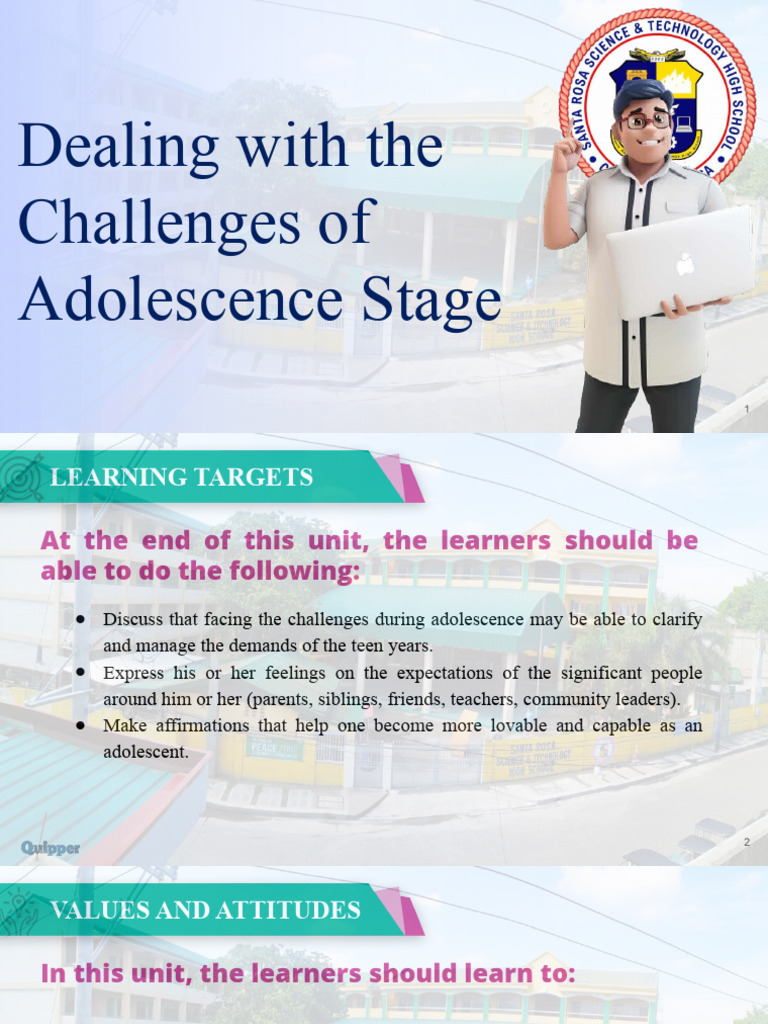 Dealing With The Challenges of Adolescence Stage | Download Free PDF ...