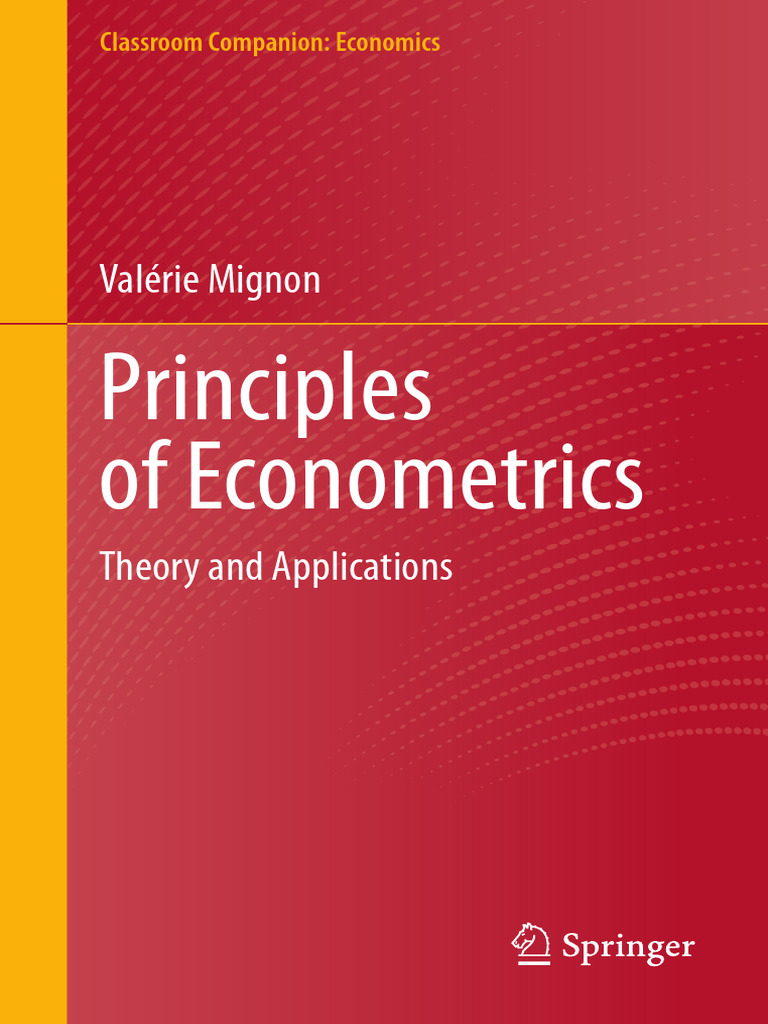Principles Of Econometrics 2024 Pdf Ordinary Least Squares