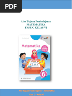 Lembar Kerja CP, TP, Dan ATP Matematika Fase C KELAS 6 TIA | PDF