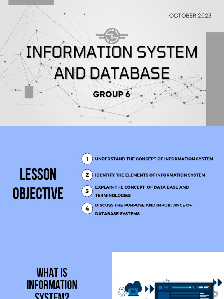 Information System and Database | PDF | Relational Database | Databases
