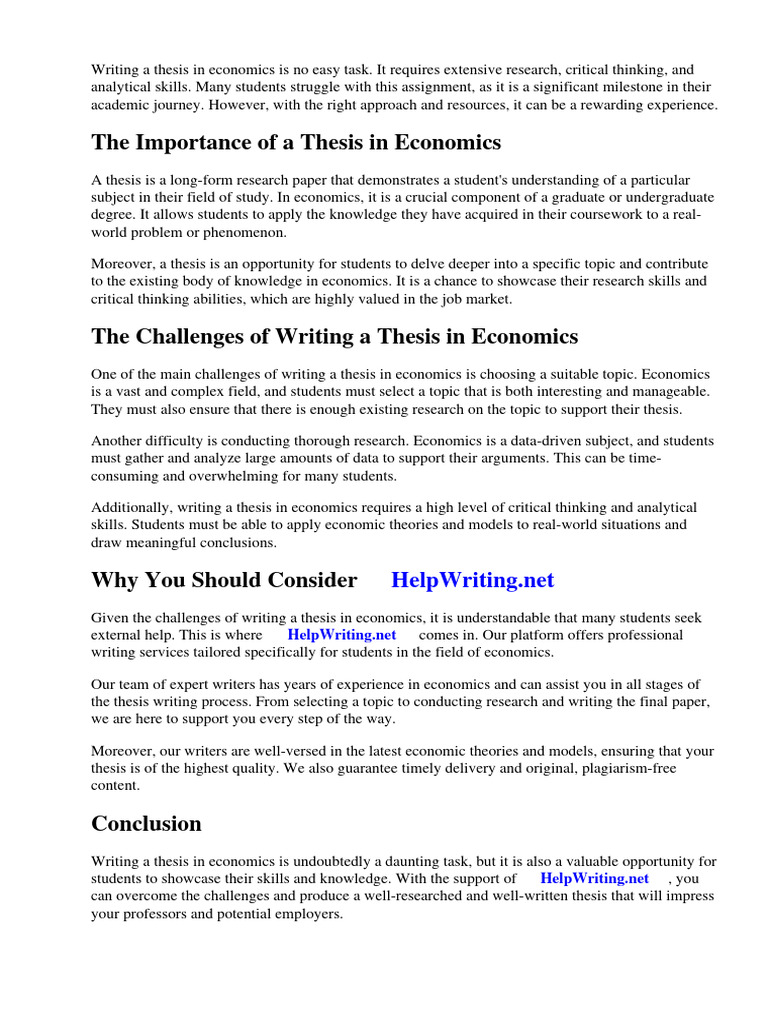 Economics Term Paper Sample | PDF | Economics | Economies