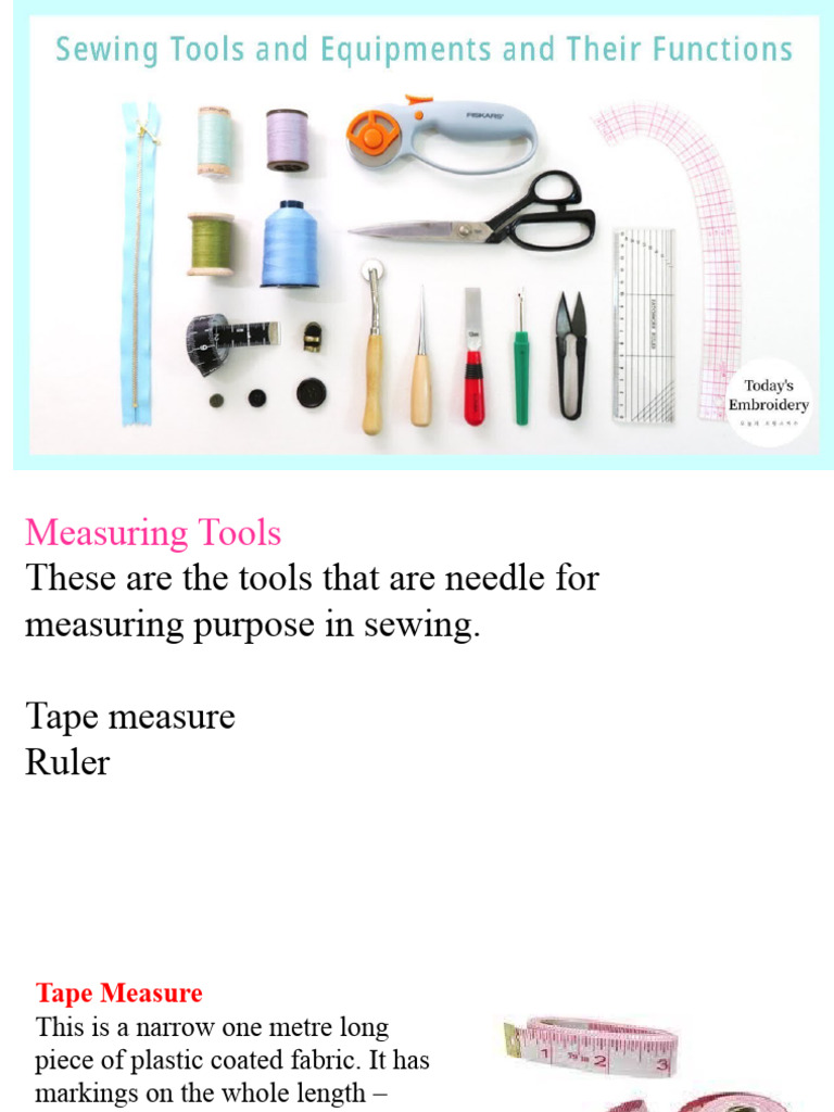 Sewing Essentials Guide | PDF | Sewing | Sewing Machine