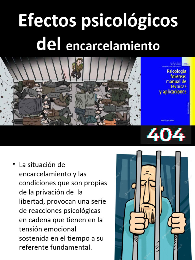 Efectos Psicológicos Del Encarcelamiento | PDF | Prisión | Sicología