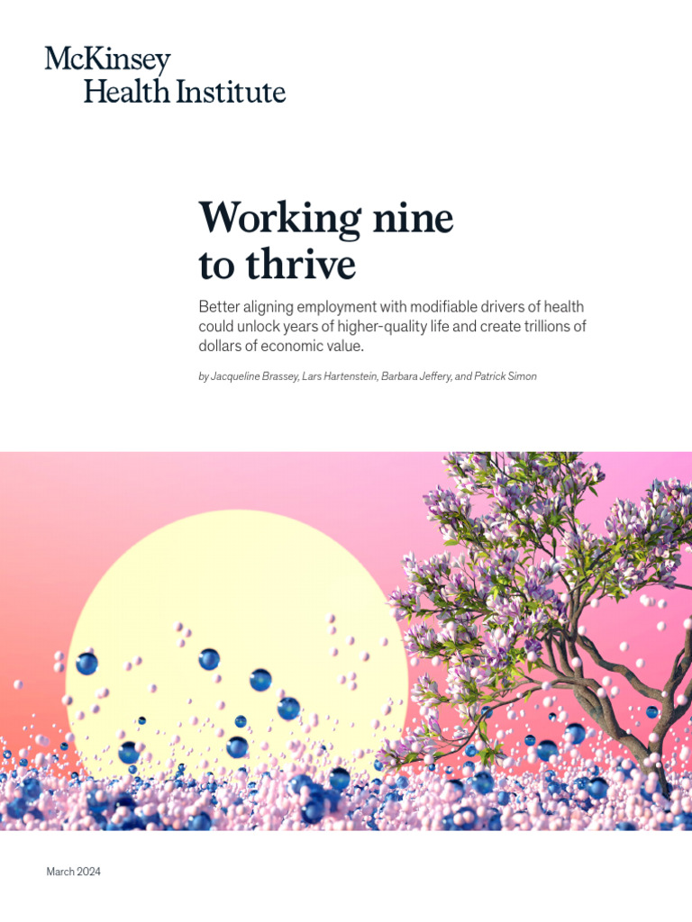Working Nine To Thrive - Final | PDF | Employment | Self Efficacy