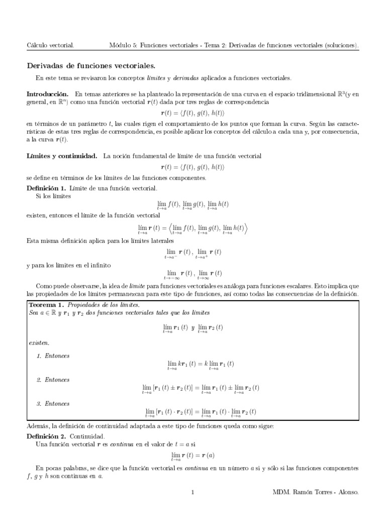 U3 M05 T02 - RP - (Calculo Funvec) | PDF | Vector Euclidiano | Curva